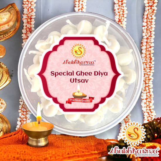 SHUBHKARMA Special Ghee Diya Batti UTSAV 25-30min Burning Time – Shubhkarma